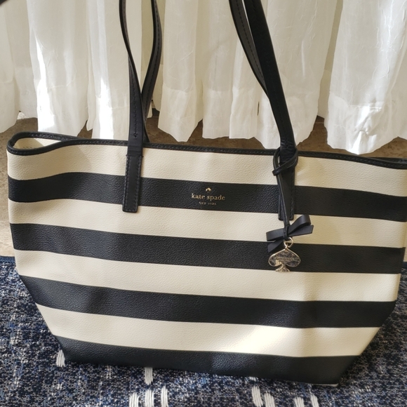 kate spade | Bags | Kate Spade Striped Handbag | Poshmark